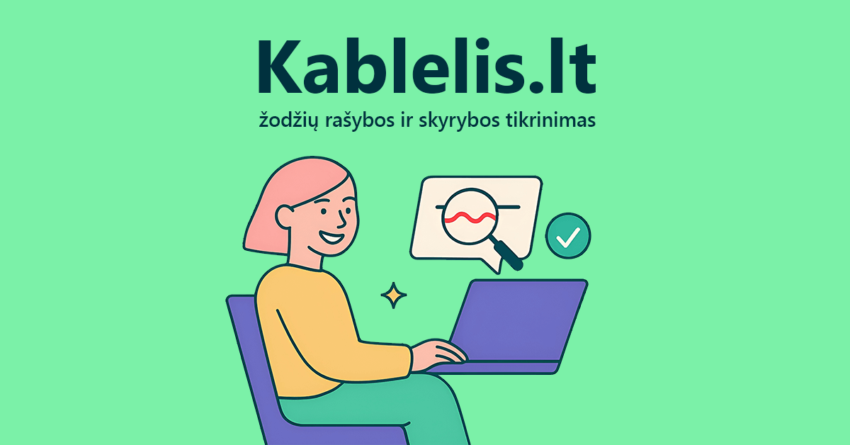 Paskyra – Kablelis.lt